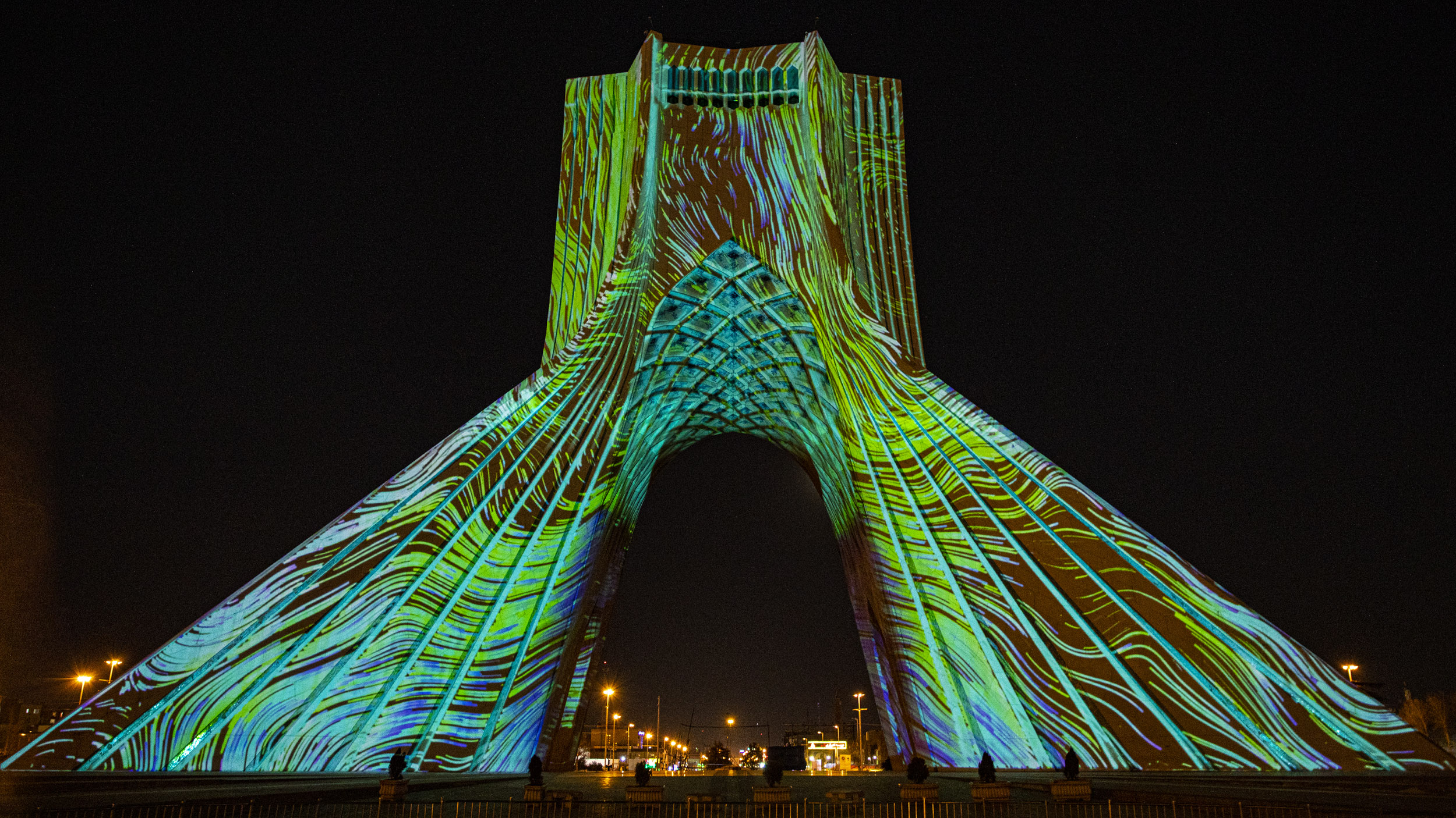 Azadi Tower Projection Mapping