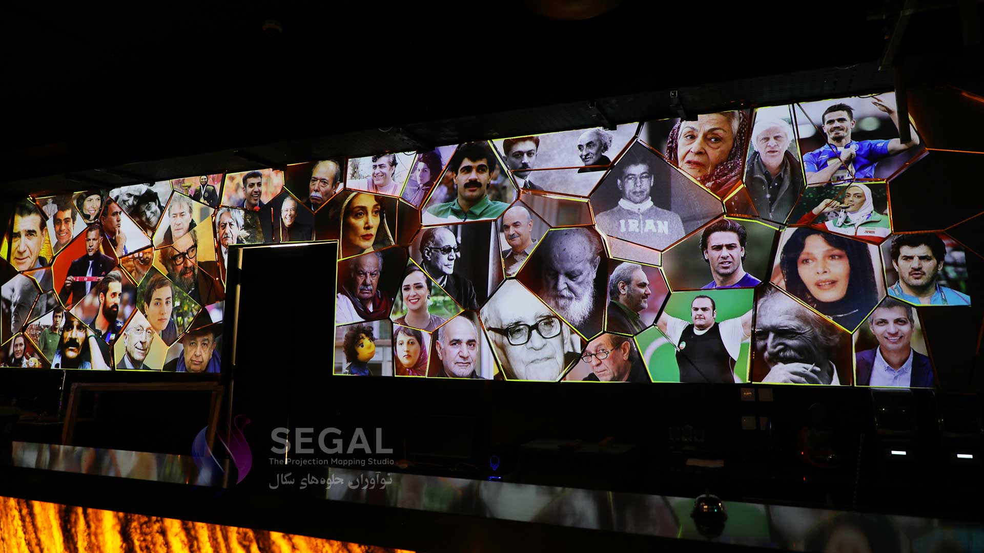 Golden Night restaurant projection mapping - Segal Media | The ...