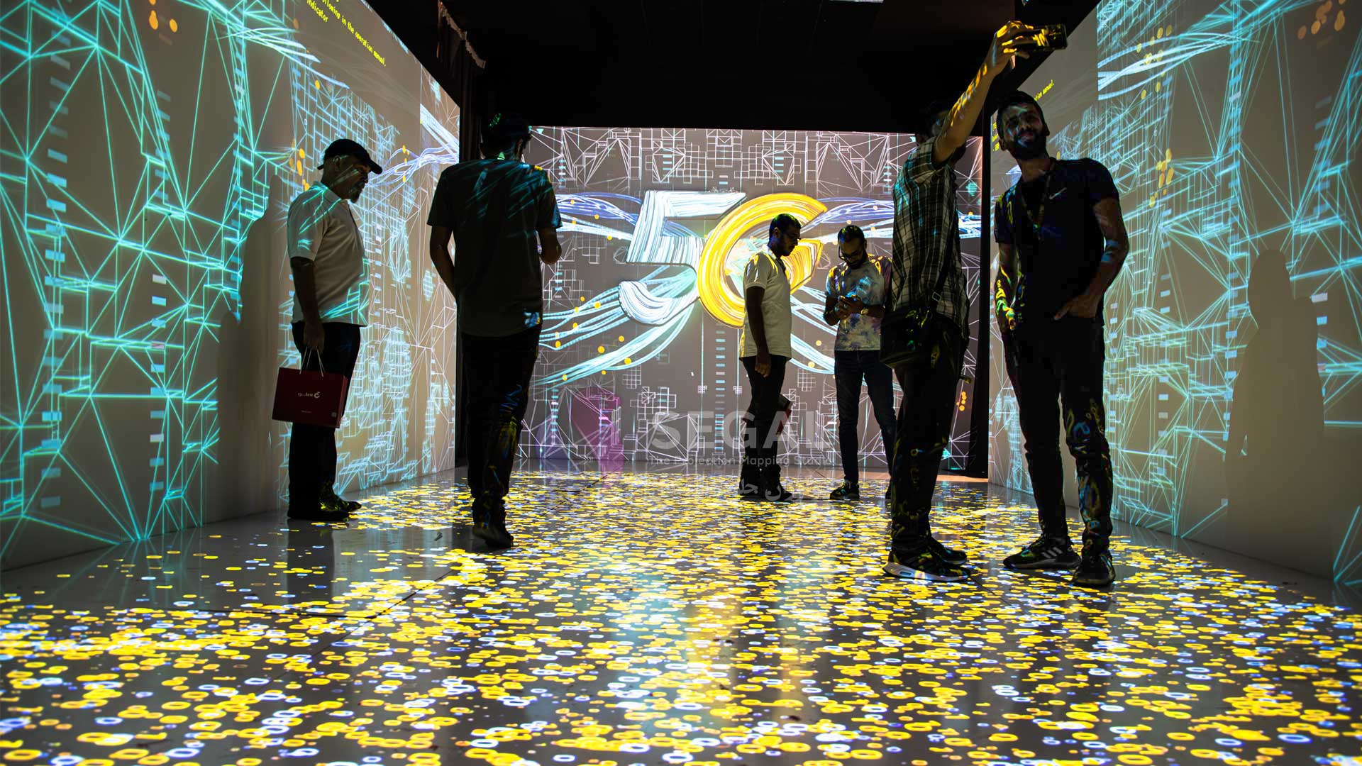 360° projection Mapping and Intractive in MCI booth - Segal Media | The ...